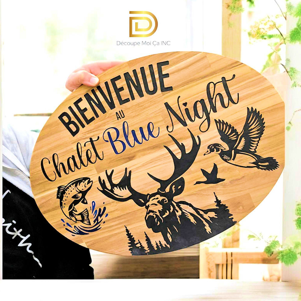 PANCARTE EXTÉRIEURE DE CHALET